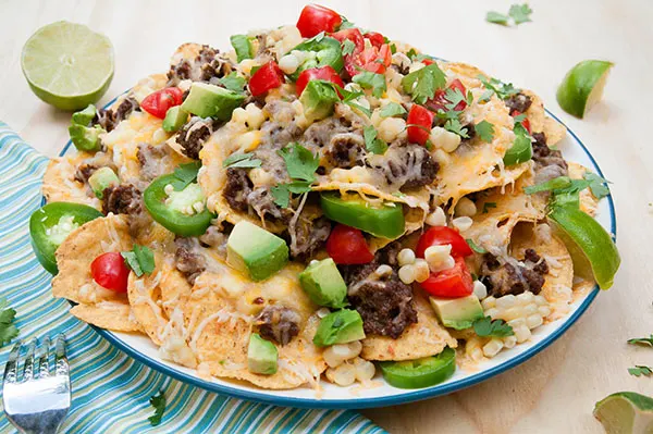 Barbecue Beef Nachos - Seasoned Sprinkles