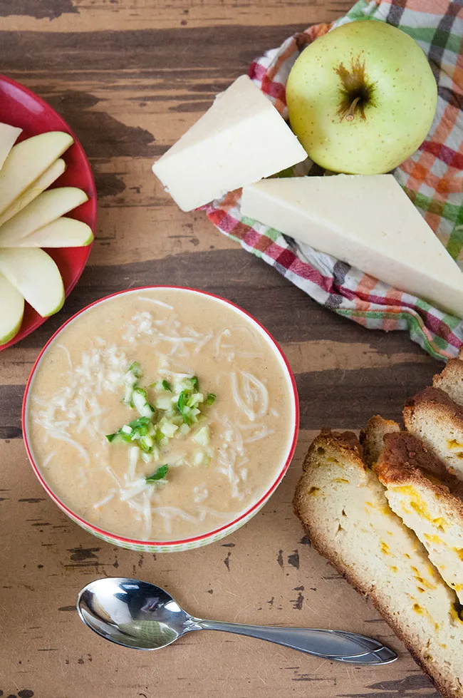 Cheddar Apple Soup - Seasoned Sprinkles