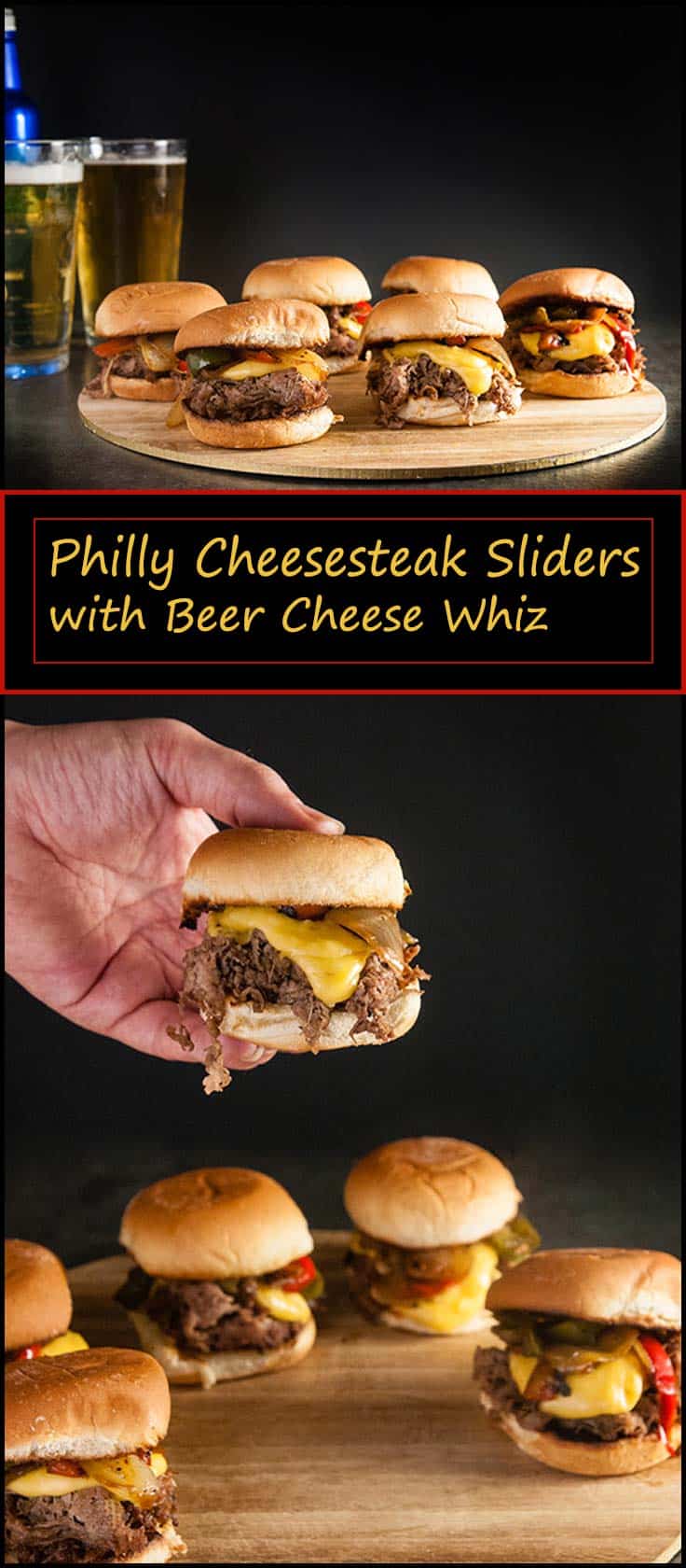 Philly-Cheesesteak-Sliders-with-Homemade-Beer-Cheese-Whiz-pin ...