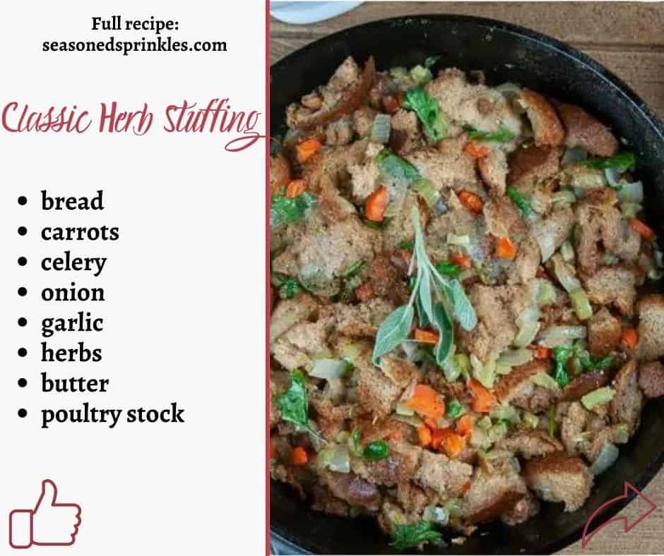 The Best Classic Homemade Stuffing - Seasoned Sprinkles
