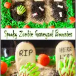 Easy Spooky Graveyard Brownies for Halloween - Seasoned Sprinkles