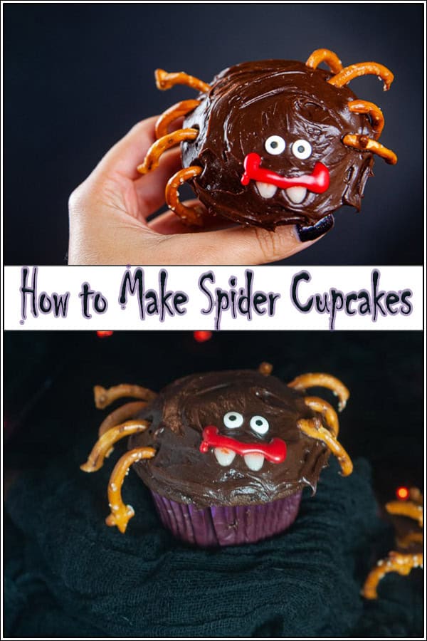 Easy Spider Cupcakes for Halloween - Seasoned Sprinkles