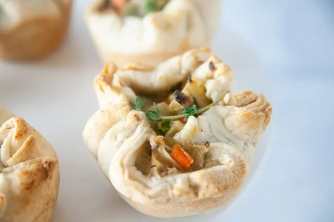 Mini Chicken Pot Pies - Seasoned Sprinkles