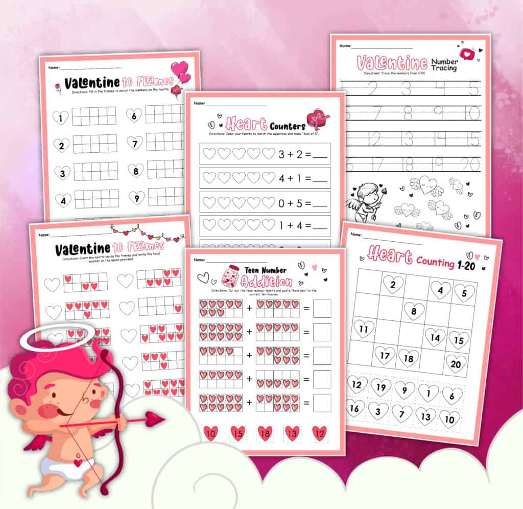 Free Valentine Math Worksheets And Printables - FREE Printables