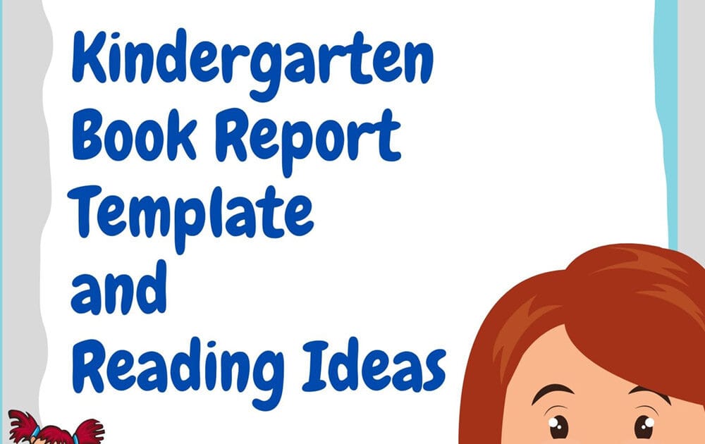 Kindergarten Book Report Worksheet Freebie - Seasoned Sprinkles