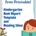 Kindergarten Book Report Worksheet Freebie - Seasoned Sprinkles