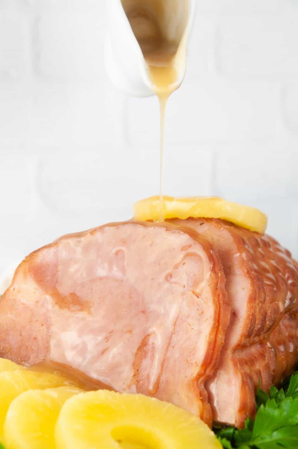 Easy Sweet and Savory Instant Pot Ham with Honey Glaze - Seasoned Sprinkles