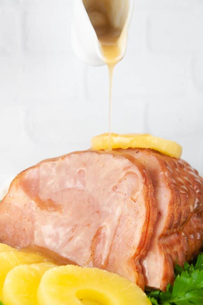 Easy Sweet and Savory Instant Pot Ham with Honey Glaze - Seasoned Sprinkles