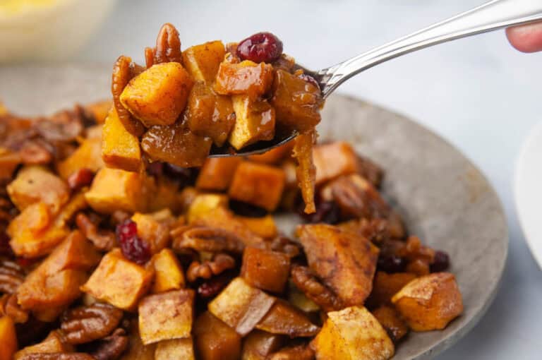 Easy Roasted Brown Sugar Butternut Squash (with Cinnamon) - Seasoned ...