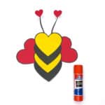 The Best Printable Valentine's Day Bee Craft - Seasoned Sprinkles
