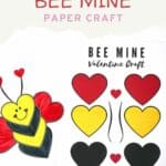 The Best Printable Valentine's Day Bee Craft - Seasoned Sprinkles