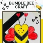 The Best Printable Valentine's Day Bee Craft - Seasoned Sprinkles