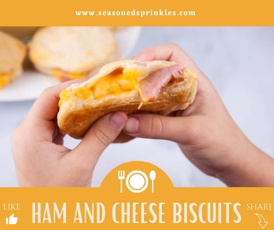 Ham and Cheese Biscuits - Seasoned Sprinkles