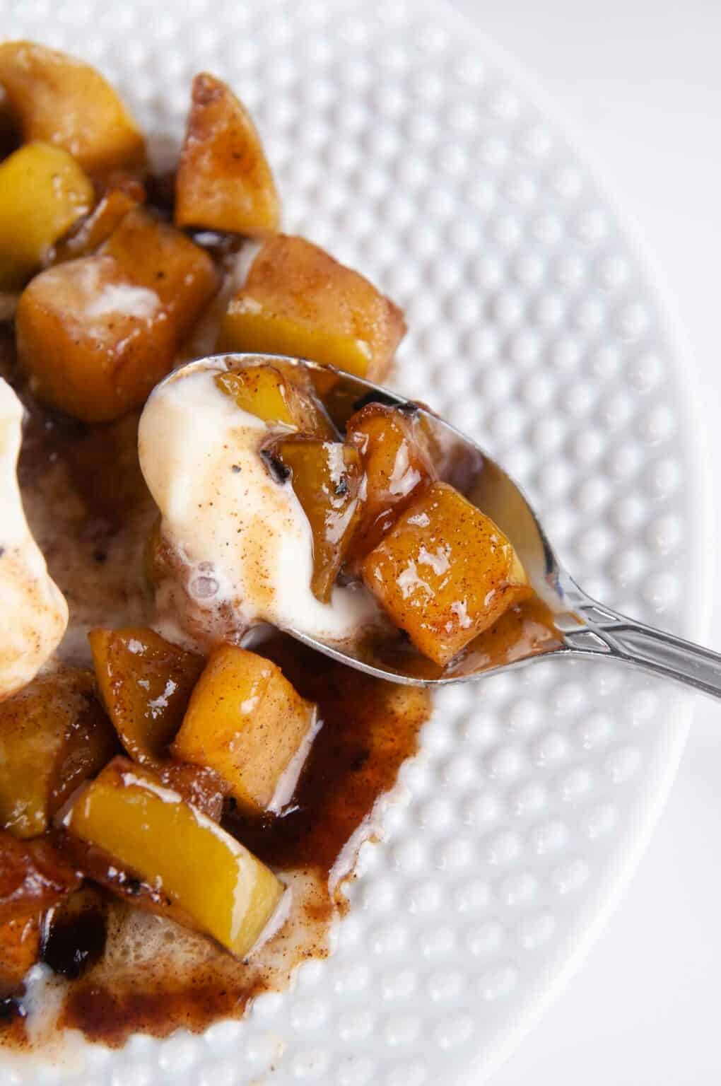 The Best Easy Fried Apples - Seasoned Sprinkles