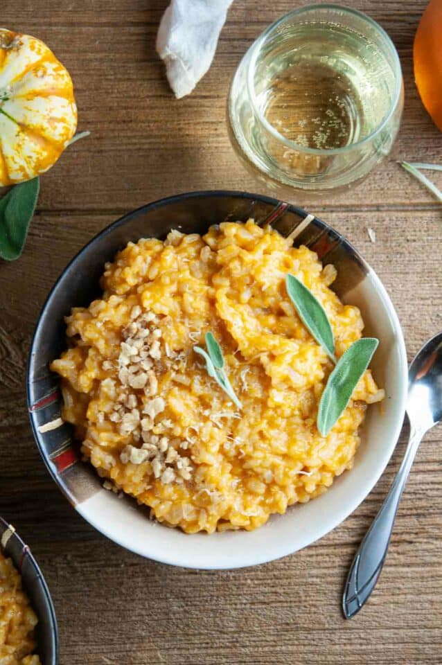 The Best Super Creamy Pumpkin Risotto - Seasoned Sprinkles