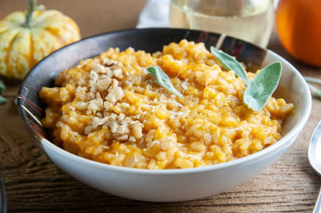 The Best Super Creamy Pumpkin Risotto - Seasoned Sprinkles