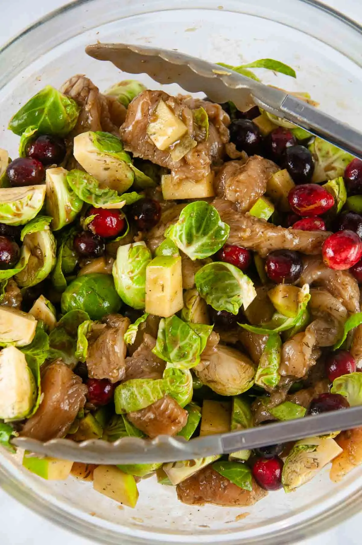 Festive Easy Cranberry Chicken and Rice Skillet - Seasoned Sprinkles