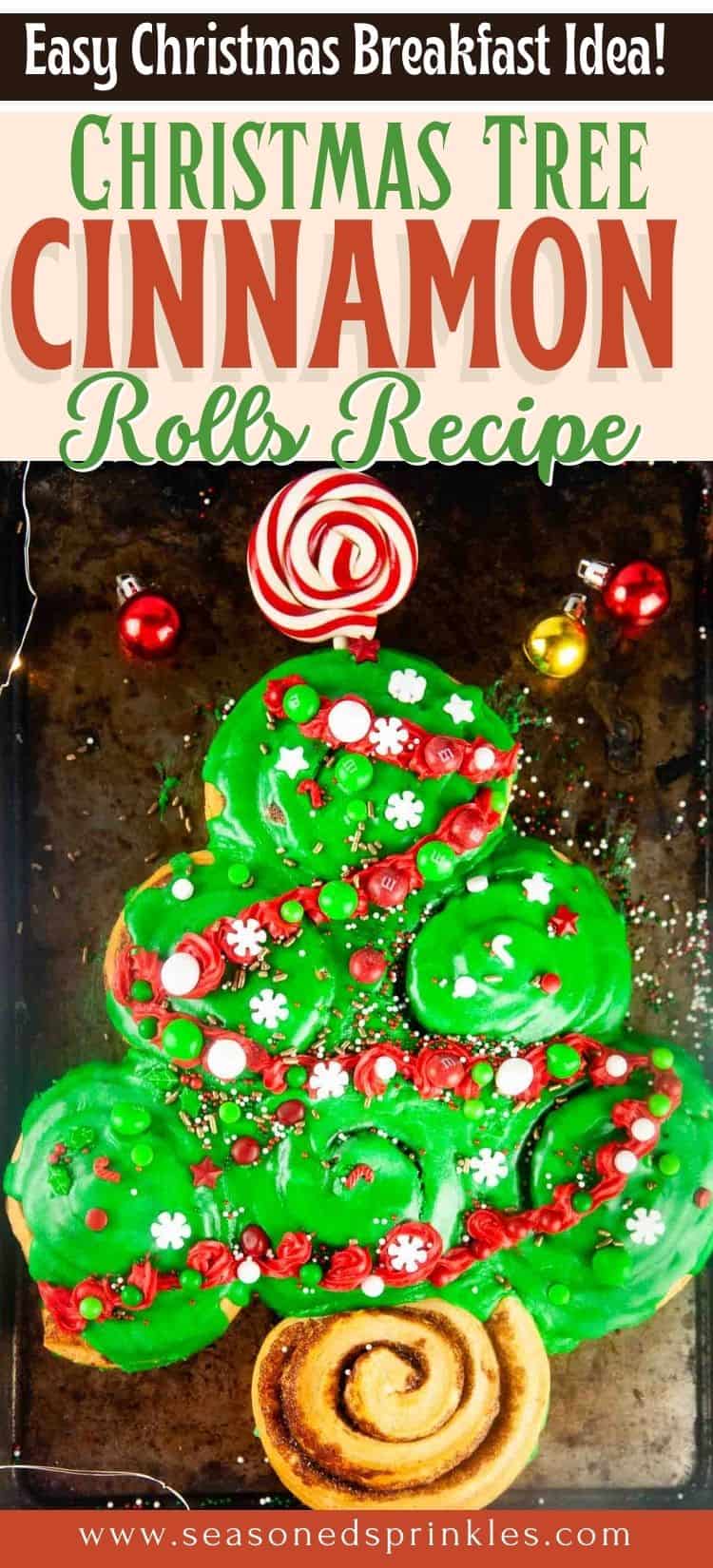 Easy Cinnamon Roll Christmas Tree for Christmas Morning - Seasoned ...