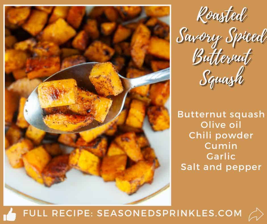 The Best Roasted Spiced Butternut Squash Savory Butternut Squash Recipe ...