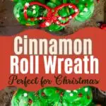 Easy Cinnamon Roll Wreath for Christmas Morning - Seasoned Sprinkles