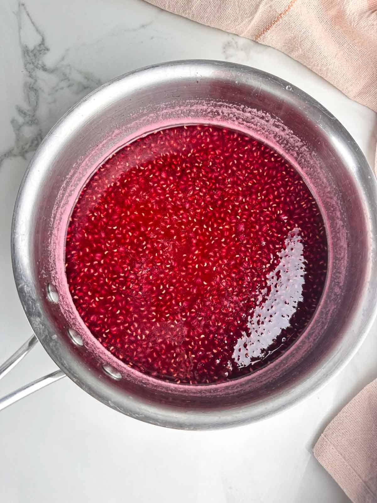 Raspberry Simple Syrup for Drinks - Seasoned Sprinkles