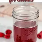 Raspberry Simple Syrup for Drinks - Seasoned Sprinkles