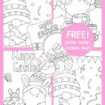 Free Easter Gnomes Coloring Pages - Seasoned Sprinkles