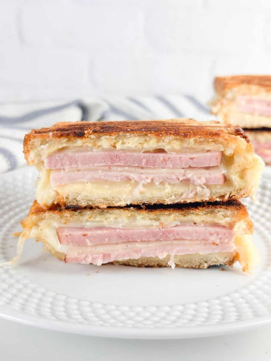 Easy Ham and Cheese Panini - Seasoned Sprinkles