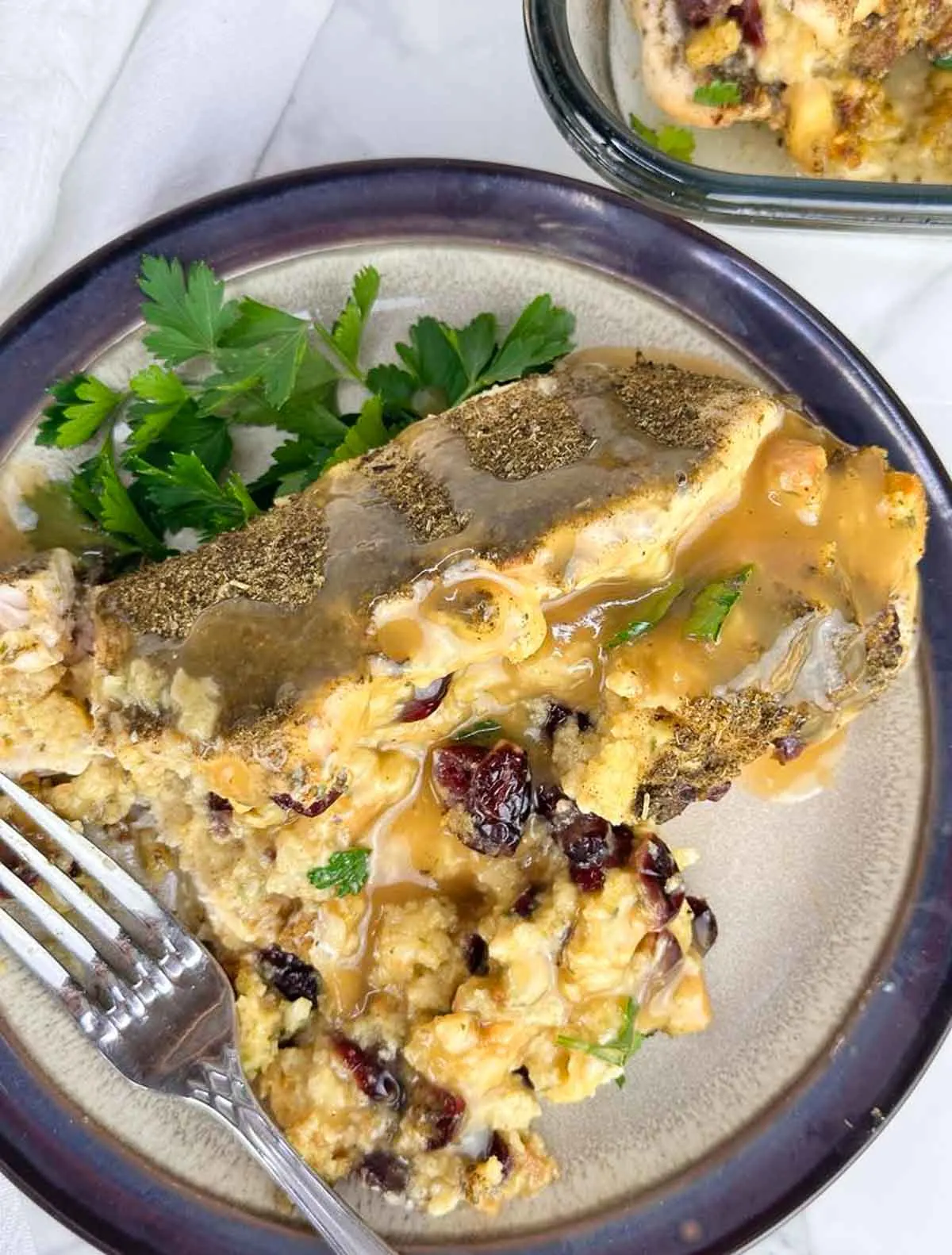 The Best Stuffed Chicken Breast with Stuffing - Seasoned Sprinkles