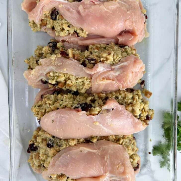 The Best Stuffed Chicken Breast with Stuffing - Seasoned Sprinkles