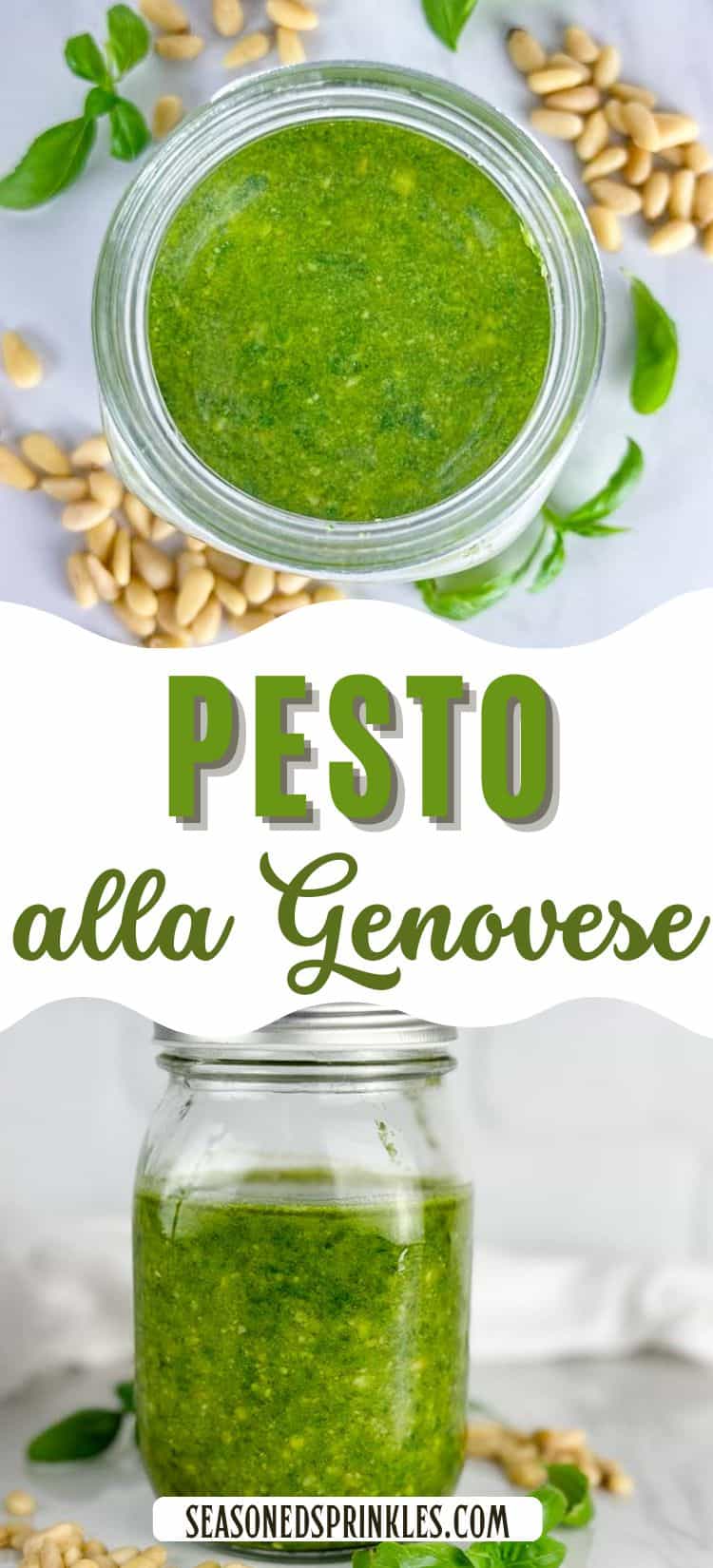 Traditional Pesto Genovese Recipe - Seasoned Sprinkles
